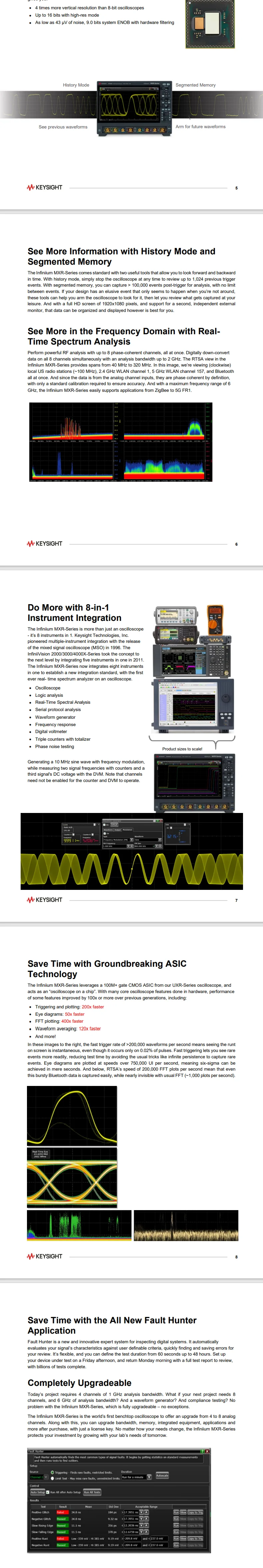Keysight Mxr404a Infiniium Mxr-series Oscilloscope 4 Ghz 4 Channels 8 ...