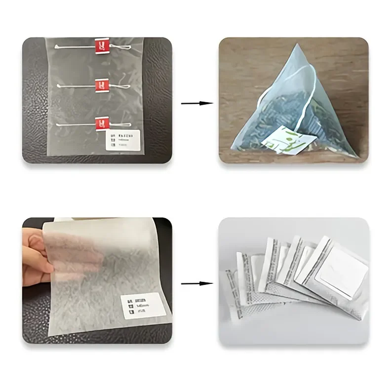 Automatic Filter Paper Inner And Outer Sachet Triangle Nylon Tea Bag ...