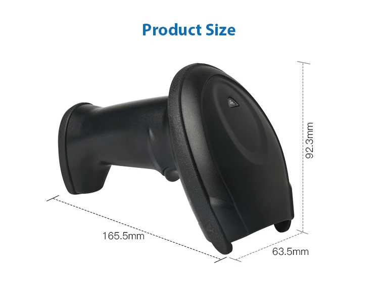Handheld 2d Cmos Wired Barcode Scanner With Good Drop Resistance Band ...
