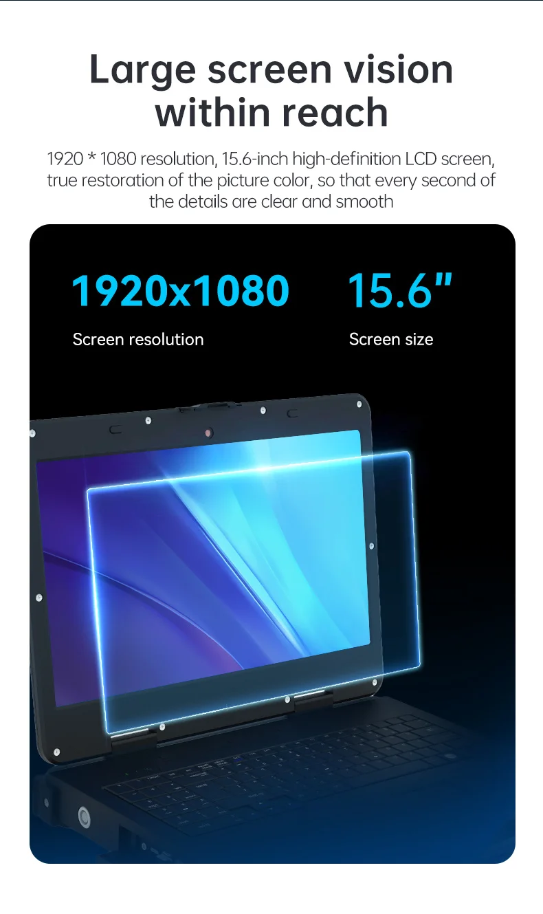 Sinsmart 15.6inch Hm370 Chipset All In One Portable Rugged Laptops ...