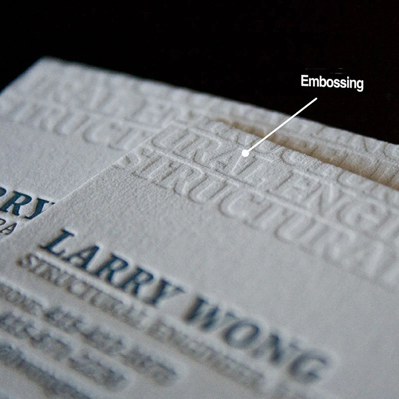 Custom Printing Fast Delivery Embossing Art Paper Business Cards With ...