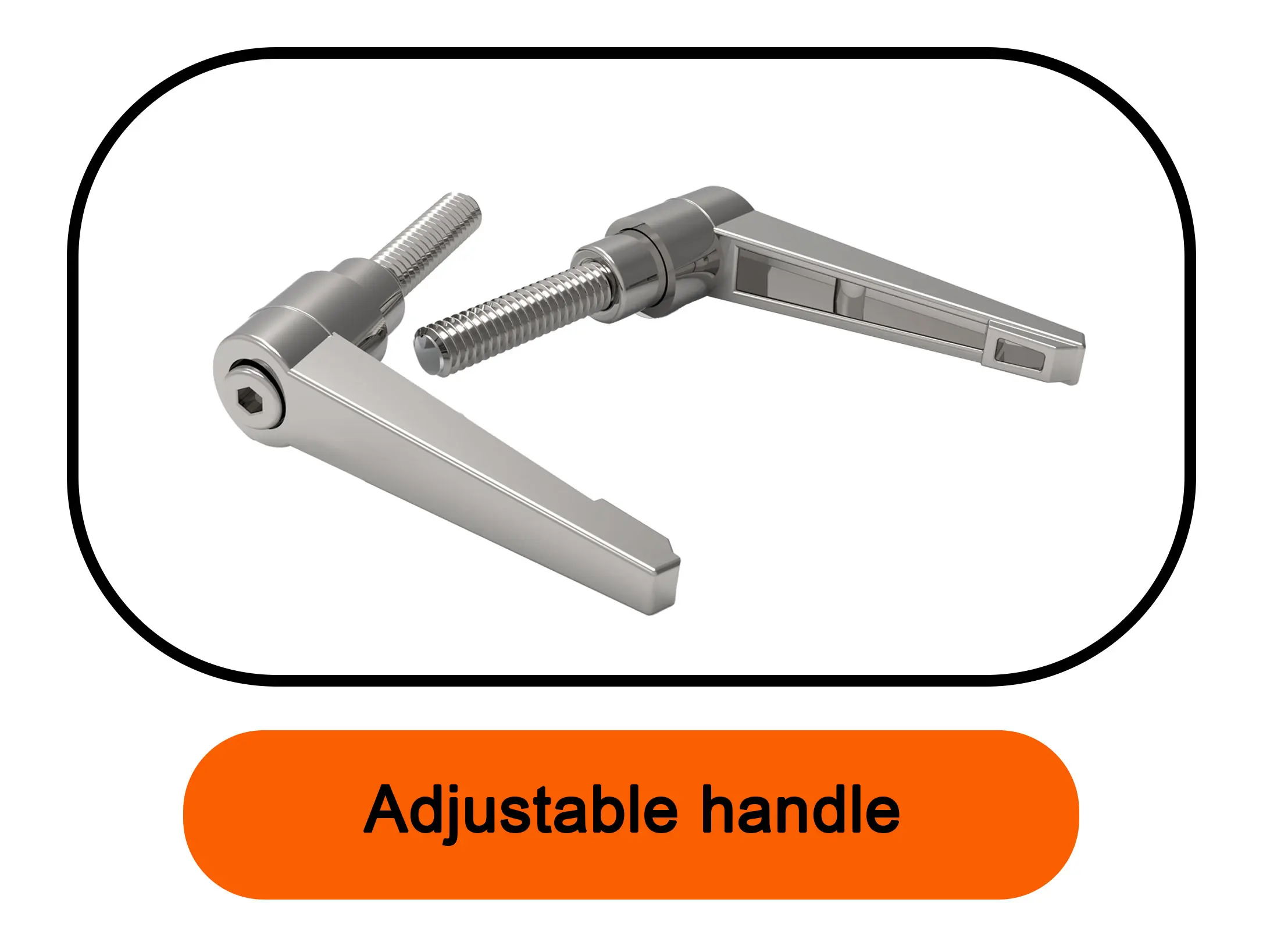 M4 M6 M8 M10 Clamping Lever Adjustable Female Handle Adjustable Handle ...