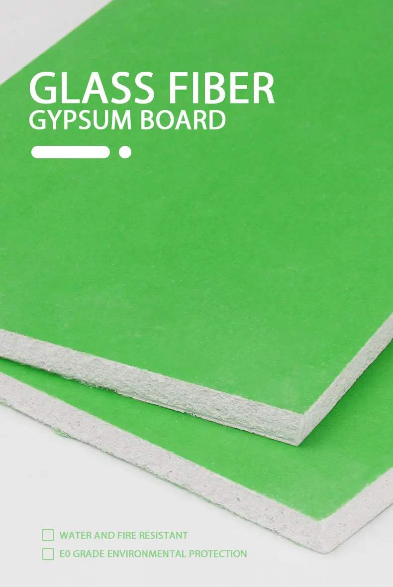 12mm GRG Gypsum Board - Fire and Water Resistant Plasterboard