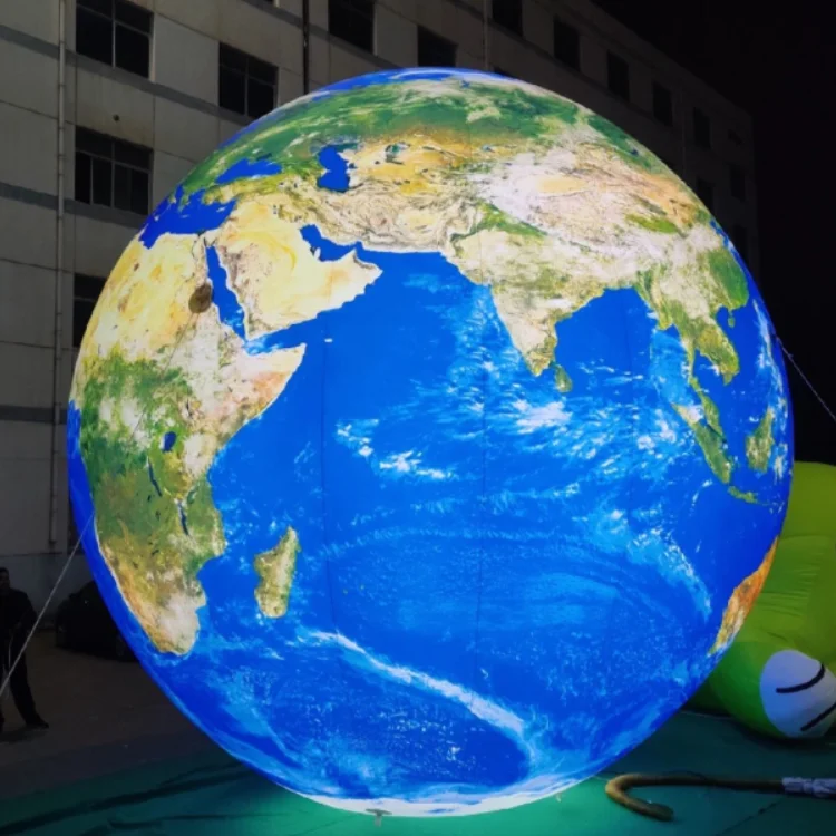 Customized Event Decoration Inflatable World Globe Inflatable Planets ...