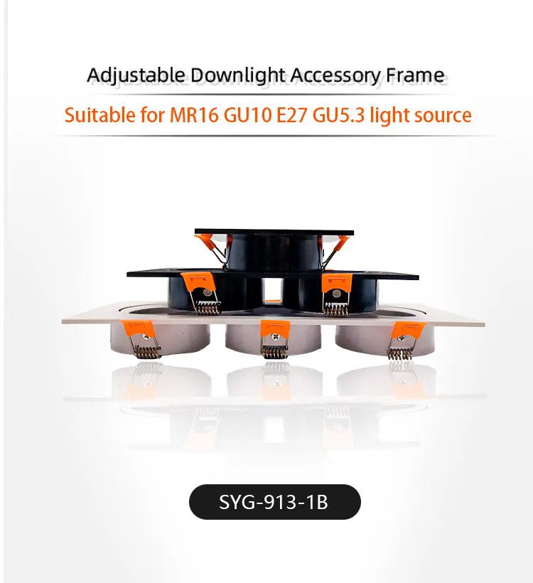 Embedded Downlight Fixture Embedded Spotlight Led Downlight Frame Downlight Pc Spotlight Housing ...