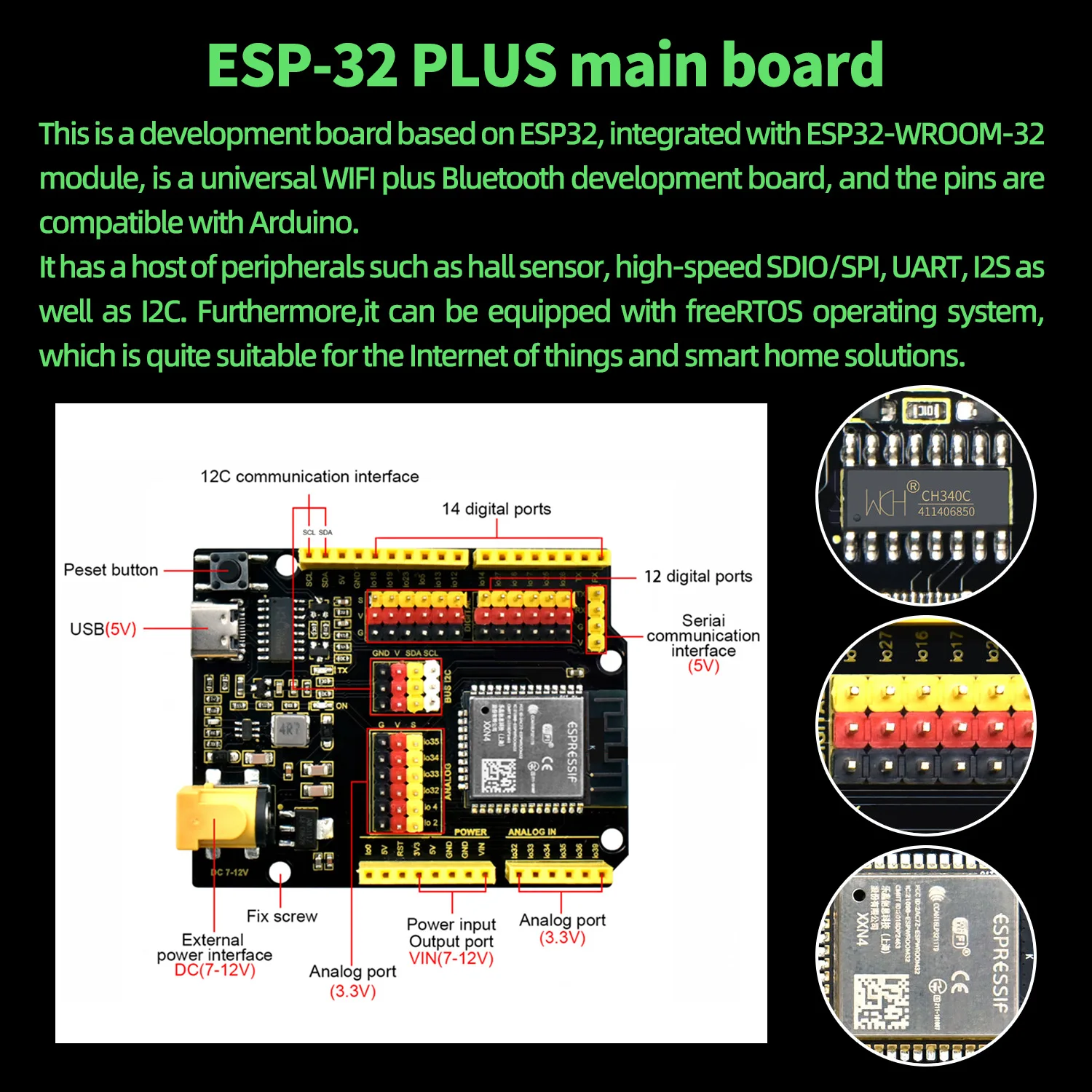 Keyestudio ESP-32 IOT Learning Kit - Fun Programming Projects