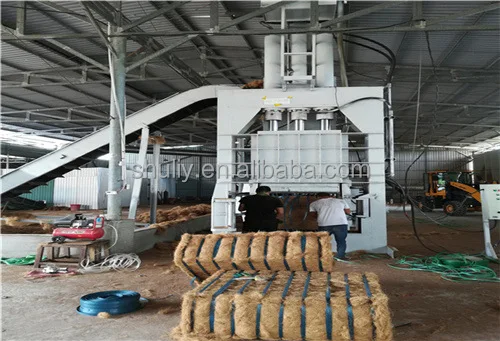 High-quality Vertical Baling Machine For Coco Fiber - Buy Fiber Coil ...