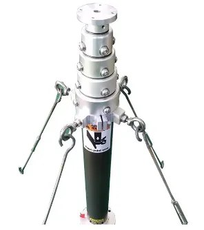 Lightweight Portable Lifting Pole - 4m Telescopic Mast