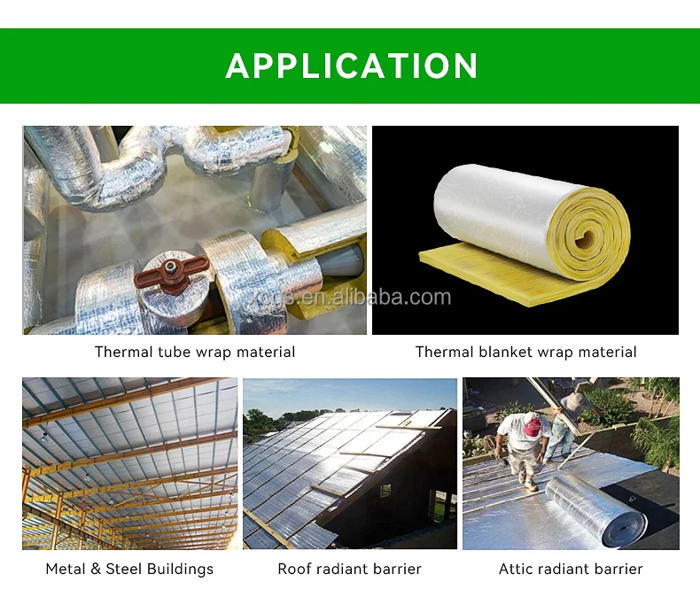 Customized FSK Kraft Paper Foil Insulation Waterproof Aluminum Foil ...