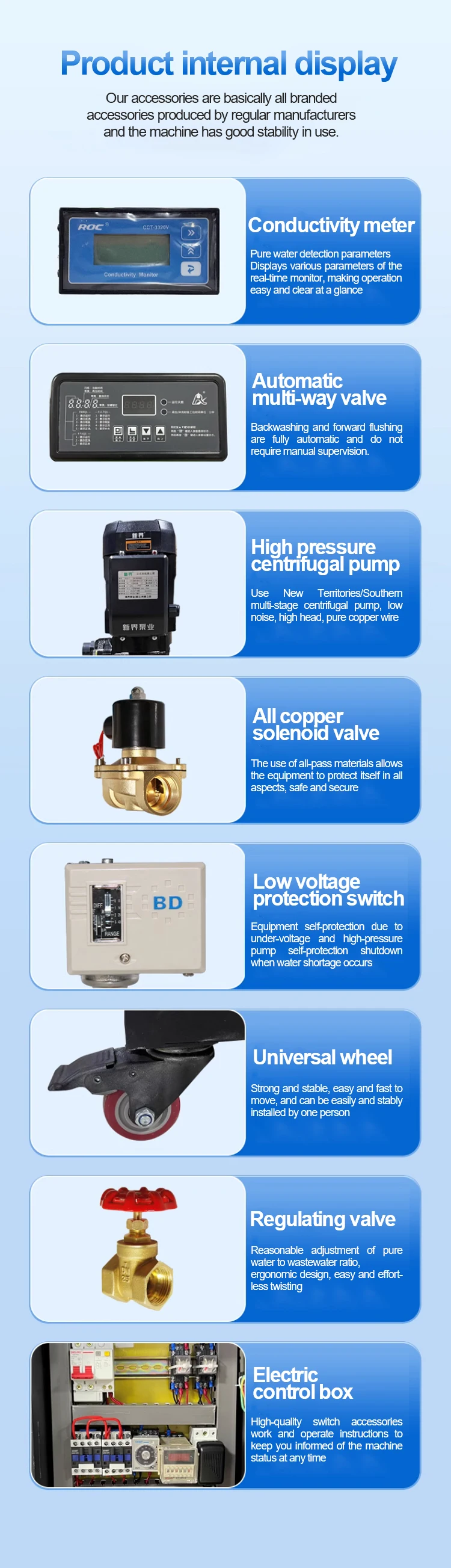 250L/Hour Well Purification Filter Machine RO Water System 250LPH ...