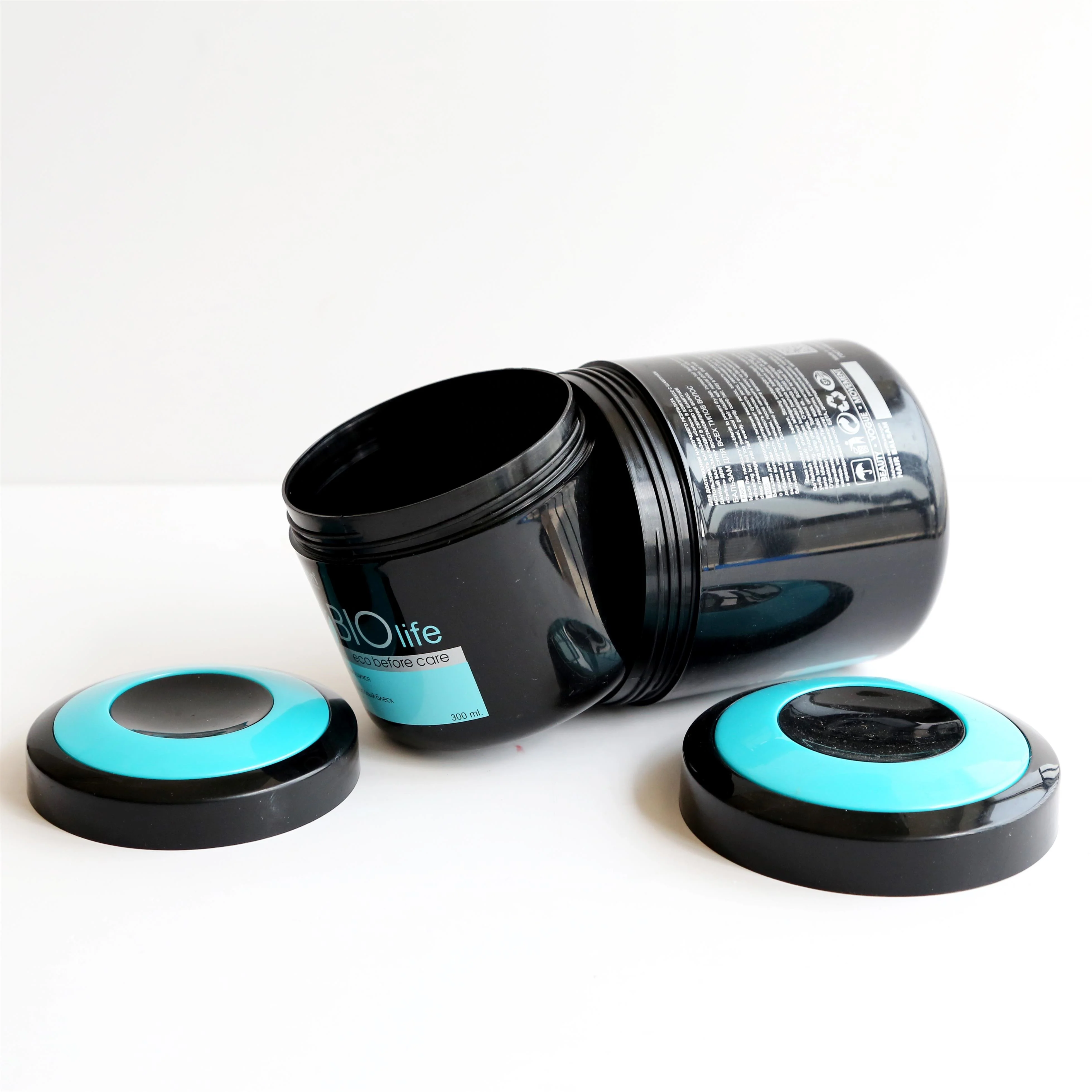 300ml Pet Plastic Lotion Container Bottle Body Butter Hair Pomade Cream ...