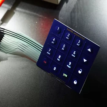 Walico Professional Electroluminescence Custom Made Elastomer Keyboard Membrane Backlight Keypad ...