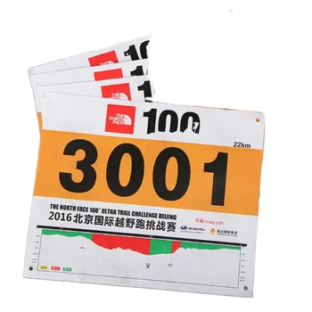 Custom Printing Tyvek Paper Runner Marathon Race Bib Numbers Running ...