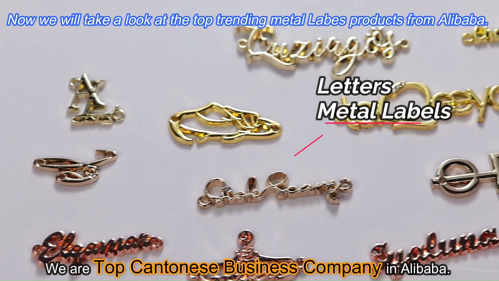 Metal Labels Badges Factory Custom Brand Name Logo Die Stamping Gold ...