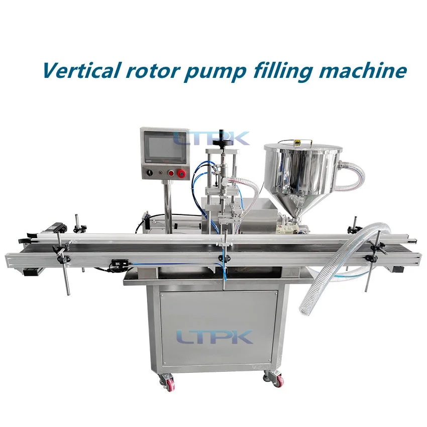 Ltpk Lt-gzjc01 Automatic Vertical Viscous Paste Rotor Pump Filling ...