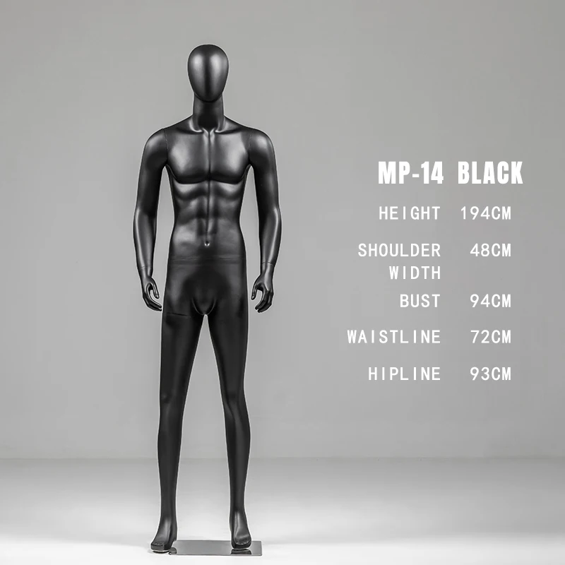 Men's Clothing Store Muscular White And Black Mannequin Torso Fitness ...