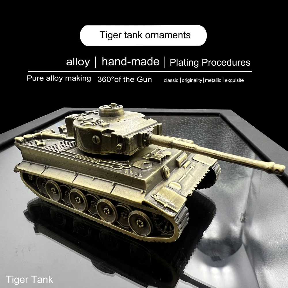 Tiger Tank Ornaments 360 Degree Of The Gun High Quality Medal Trophy Badge Coins Keychains ...