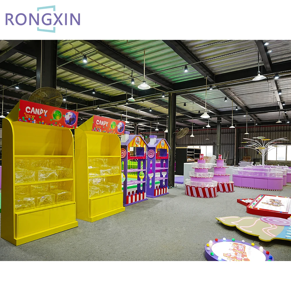 Custom Sweet Candy Store Display Design Lollipop Gondola Candy Display ...