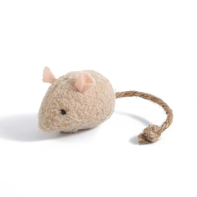 Kitten Furry Mice Toy Funny Pet Toys Furry Ball For Cat Rat Catnip Cat ...