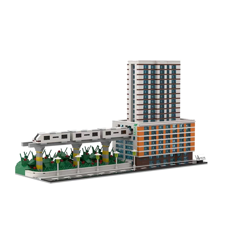 Supplier MOC Design Assembly Custom Bricks Street View Series World ...