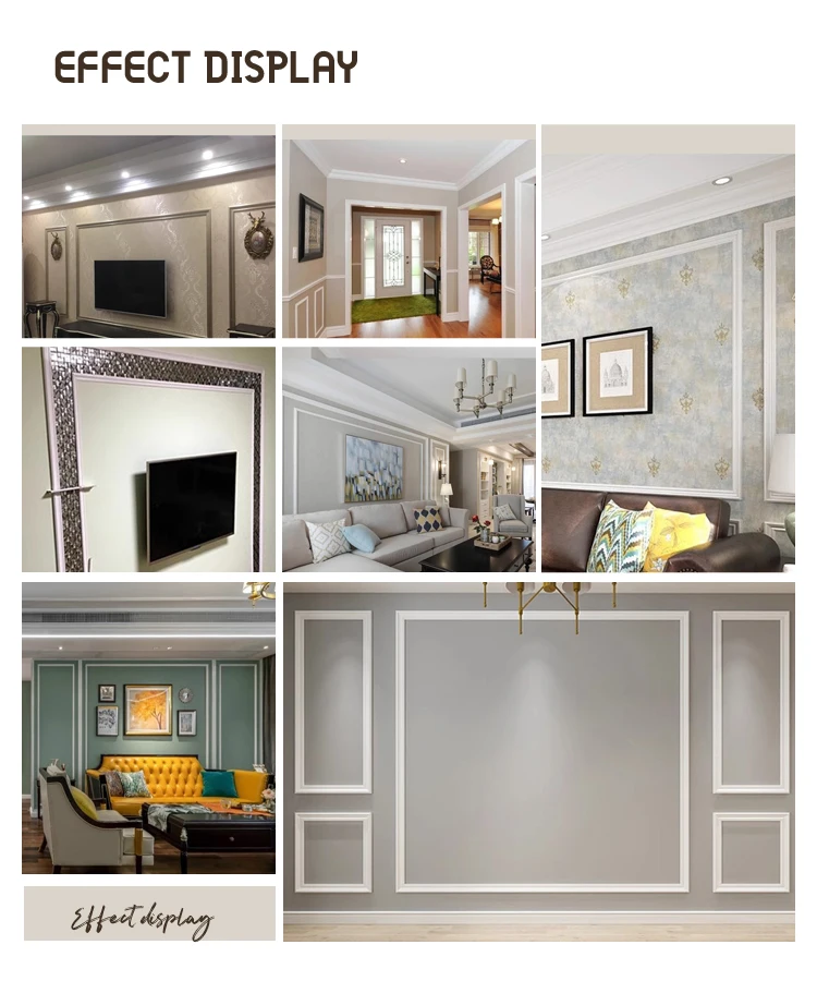 Modern Design Upvc Profile Tile Trim Wall Decoration Materials For ...