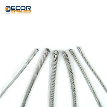 Factory Price Cable Railing Stainless Steel 7x7 7x19 1x19 Wire Rope ...