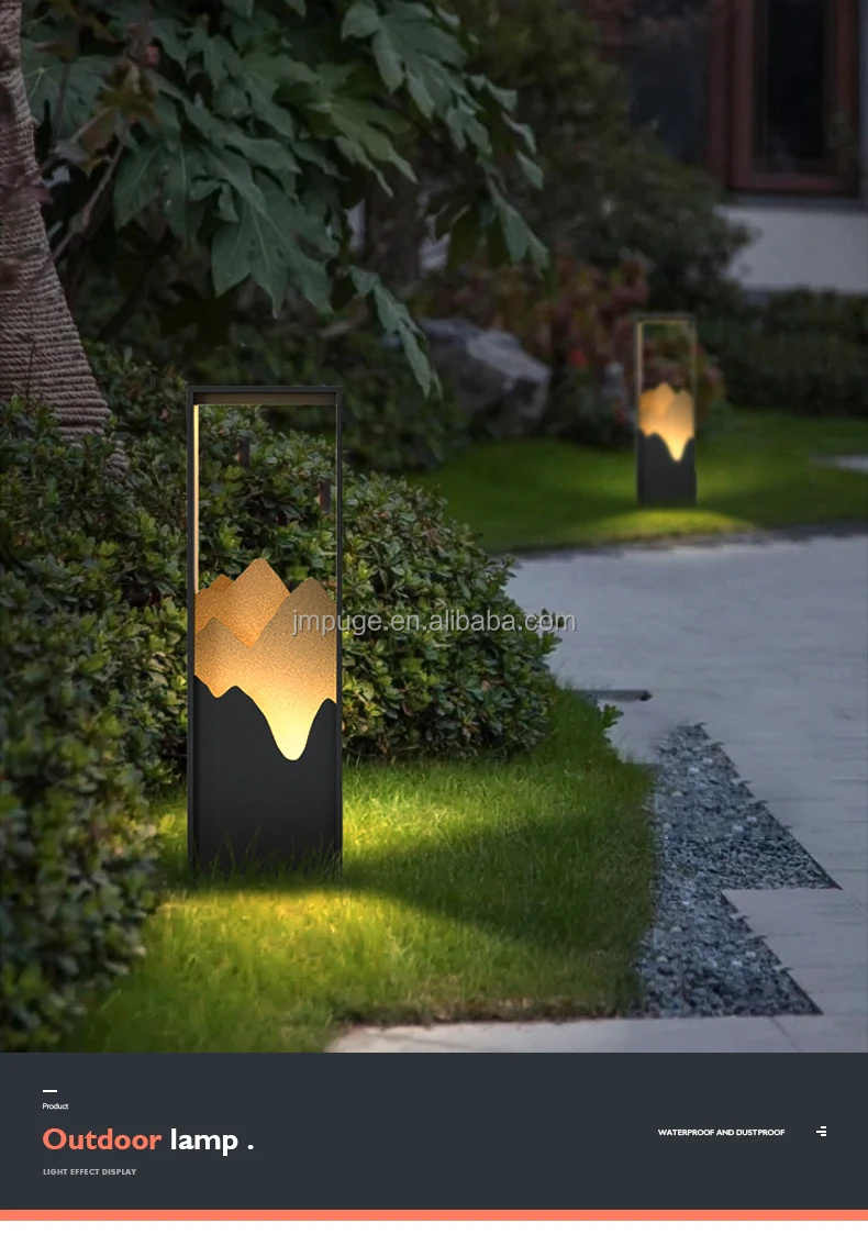 Outdoor IP65 Waterproof Led Bollard for Hotel Aluminium Modern Style COB Led Garden Light 10W ...