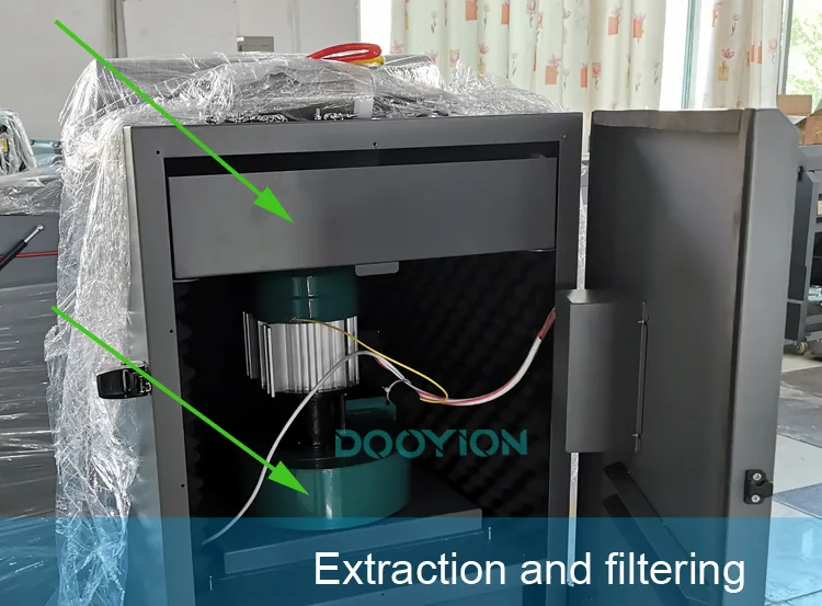 DTF Powder Shaker Oven Dryer with Fume Extractor - Air Purifier for DTF ...