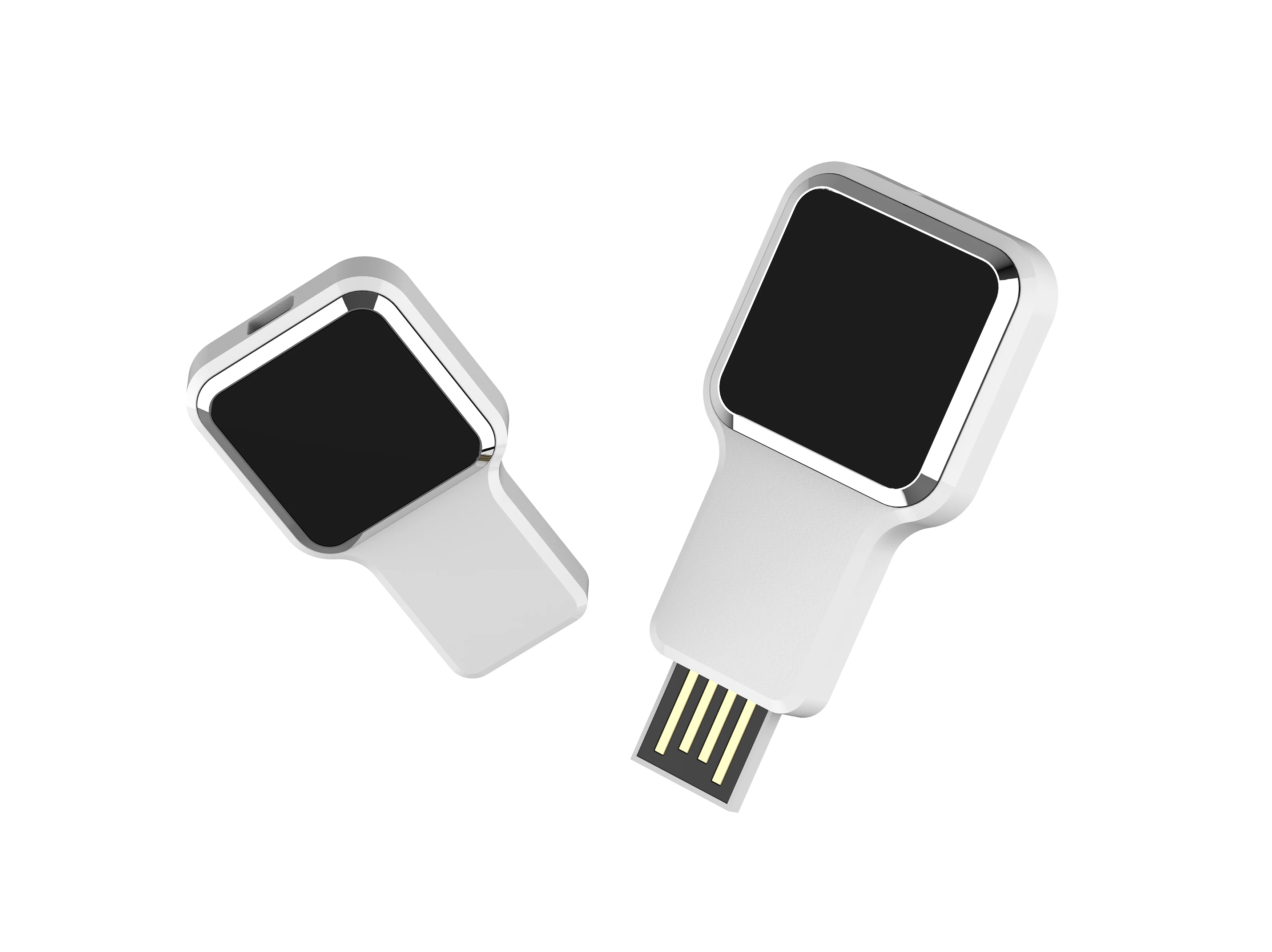 Creative Luminous Metal Usb Flash Drive Portable Butterfly Stock ...