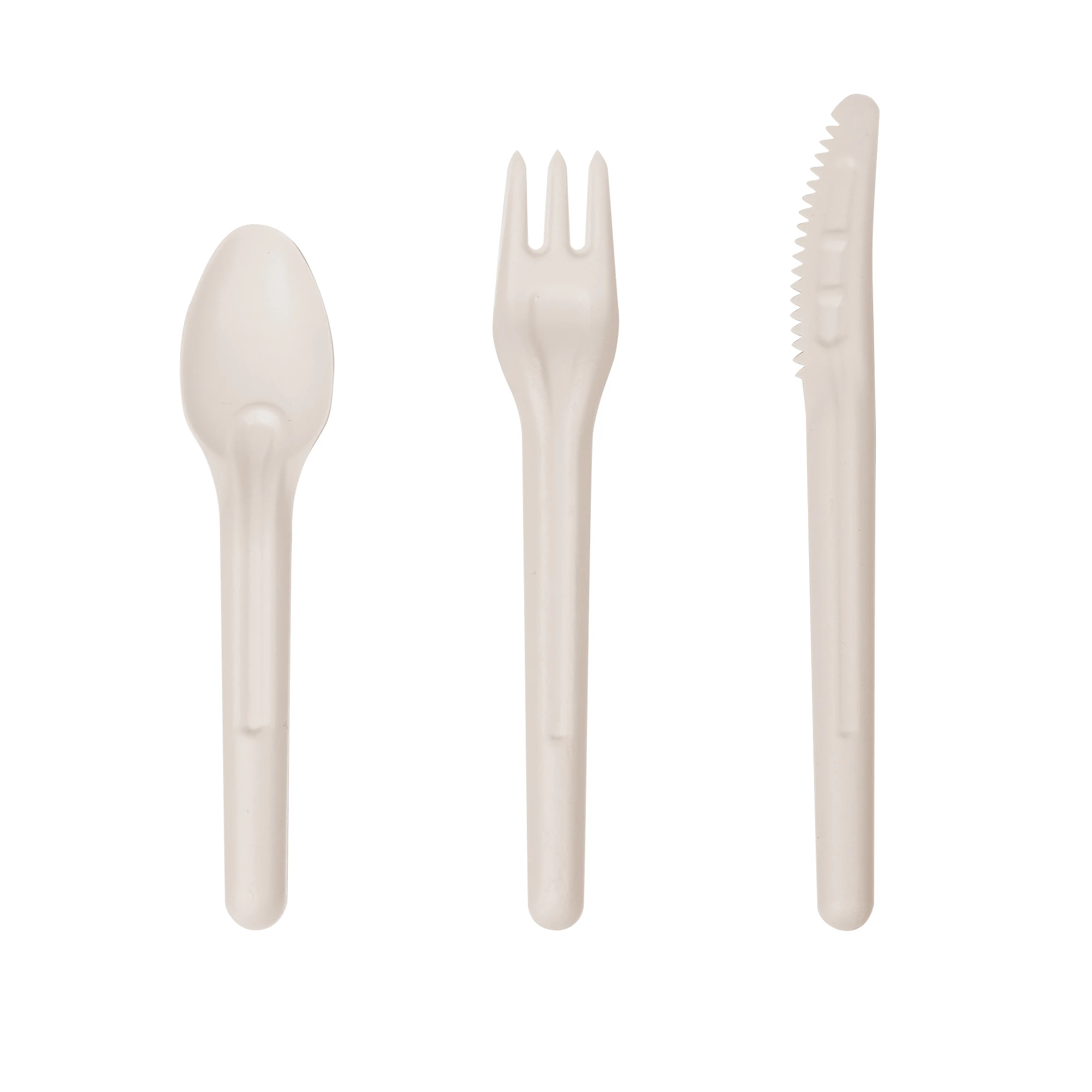 Compostable Sugarcane Bamboo Pulp Cutlery Disposable Eco-friendly ...