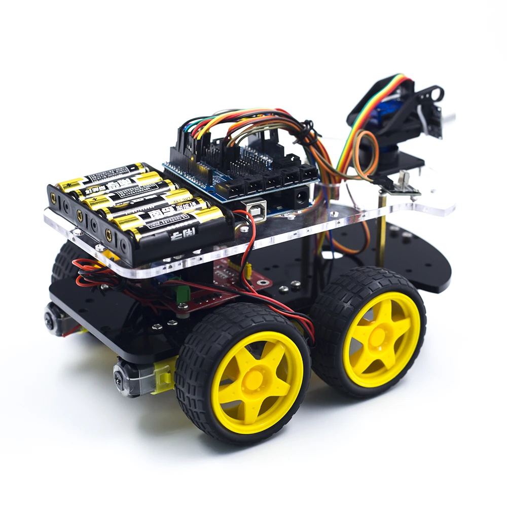 4wd Robot Car Educational Stem Toys Robotics Kit Robot Kit Compatible ...