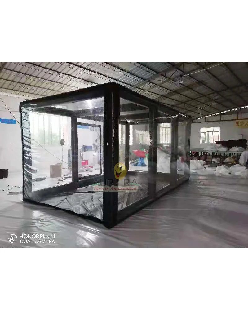 Customized Clear Portable Hail Proof Car Cover Inflatable Car Garage ...