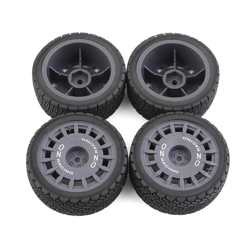 1/10 Rc Racing Car Wheels Rally Tyre & On Road Tires 12mm Hex For ...