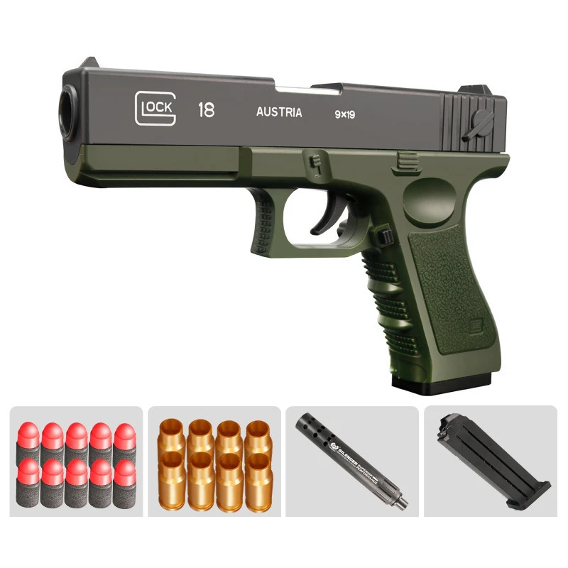 Yn G17 Gel Blasters Toy Guns For Boys Soft Bullet Electric Shell ...