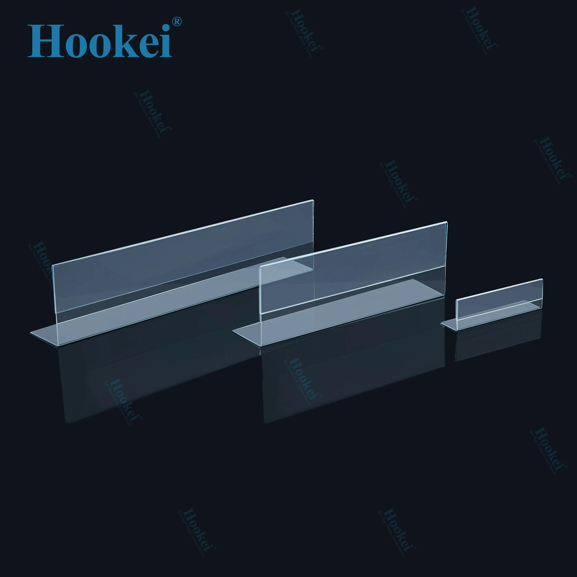 Heavy Duty Metal Gondola Shelf-Top Aisle Sign Holder 3L Gripper Talker ...