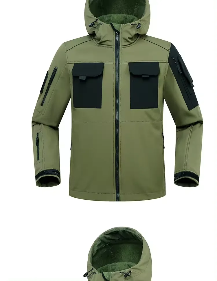 Men's Formal Winter Tactical Uniform Set with Waterproof Black Hat OEM ...