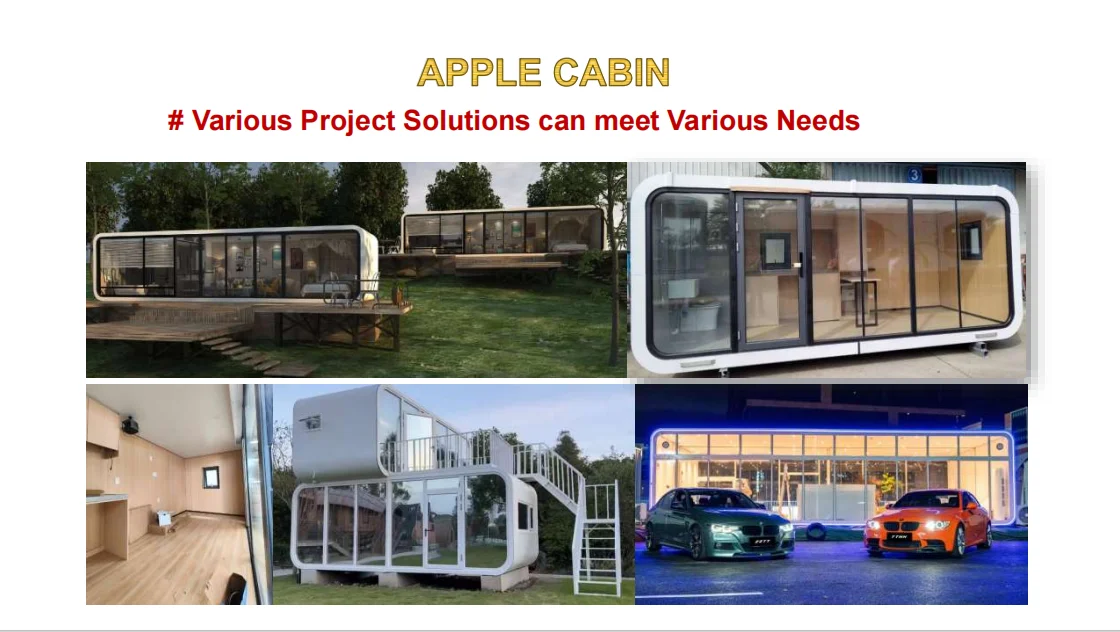 Prefab Modular Office Cabin - Soundproof Workspace with AC & High Speed ...
