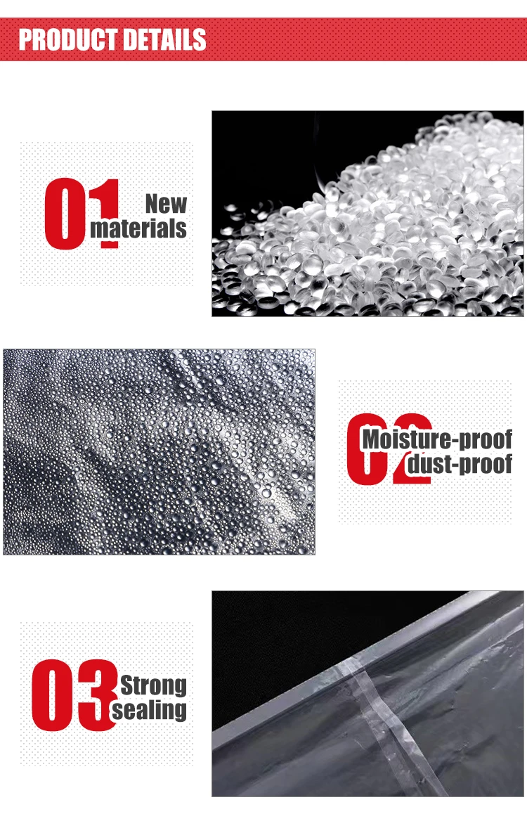 Custom Large Pallet Transparent Pe Plastic Bags - Secure & Durable