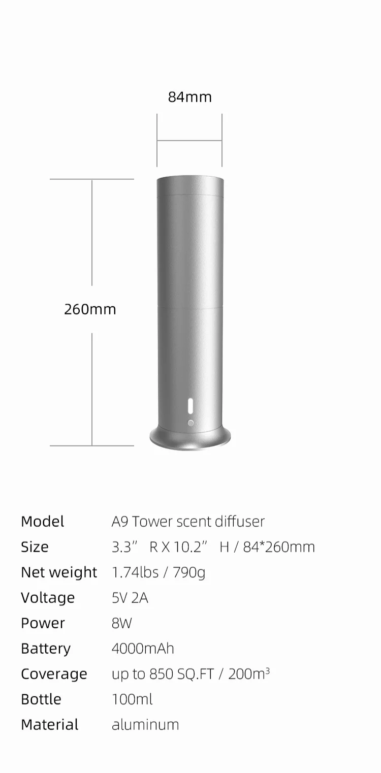 High-end Aroma Diffuser 100ml New Tower Type Aroma Diffuser for Home ...