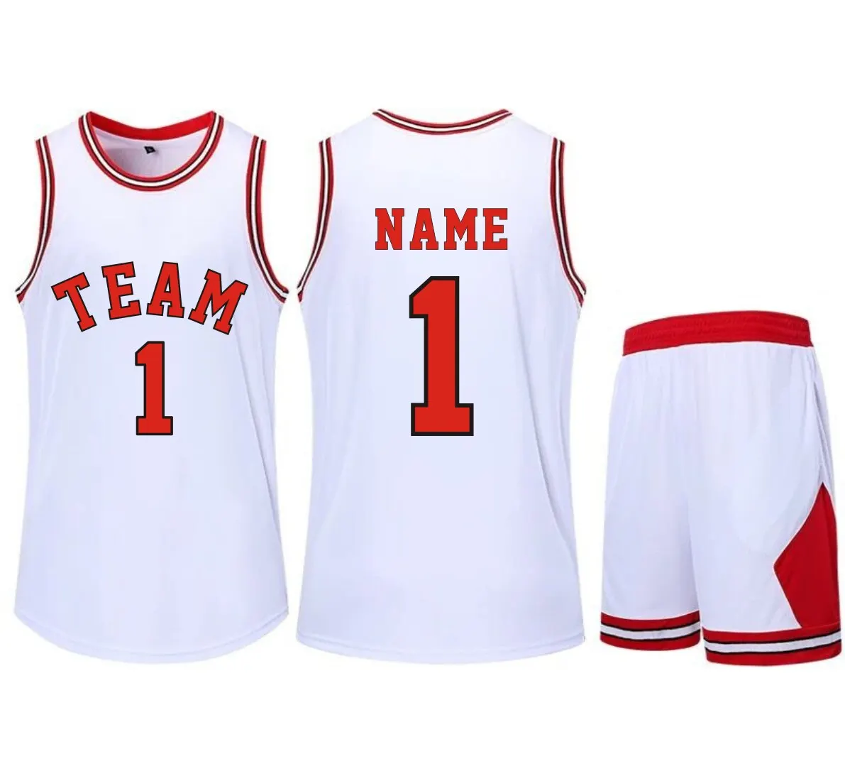 Customized Men Basketball Jersey Sets Uniforms Breathable Sportswear ...