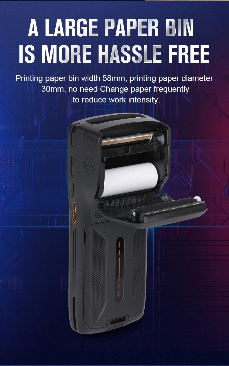 Android 11 Rugged PDA 2D QR Code Courier Handheld Logistic Mobile Data ...