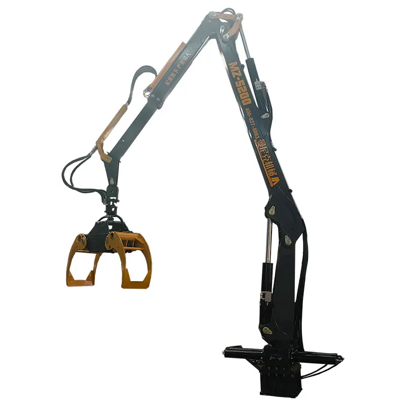 Truck Timber Crane Knuckle Boom - Efficient Wood Handling