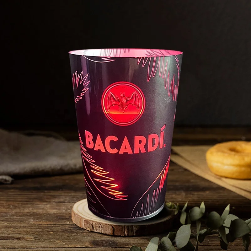 Promotional Led Glowing Plastic Cup Led Flashing Cup Light Up Cup Led ...