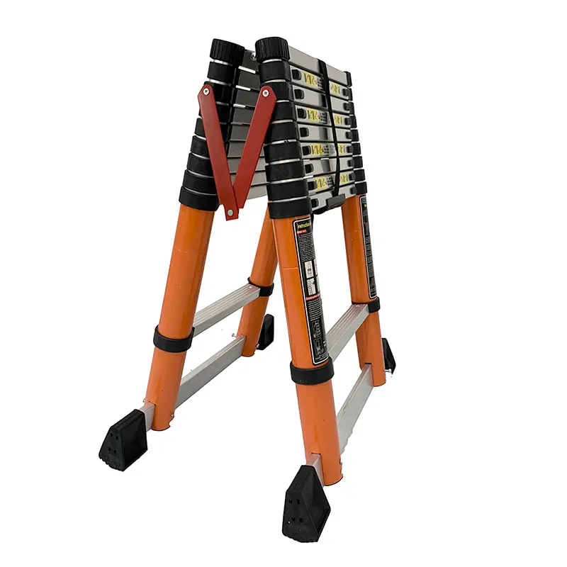 Outdoor Use Telescopic Step Bamboo Joint Ladder Multifunctional Double ...