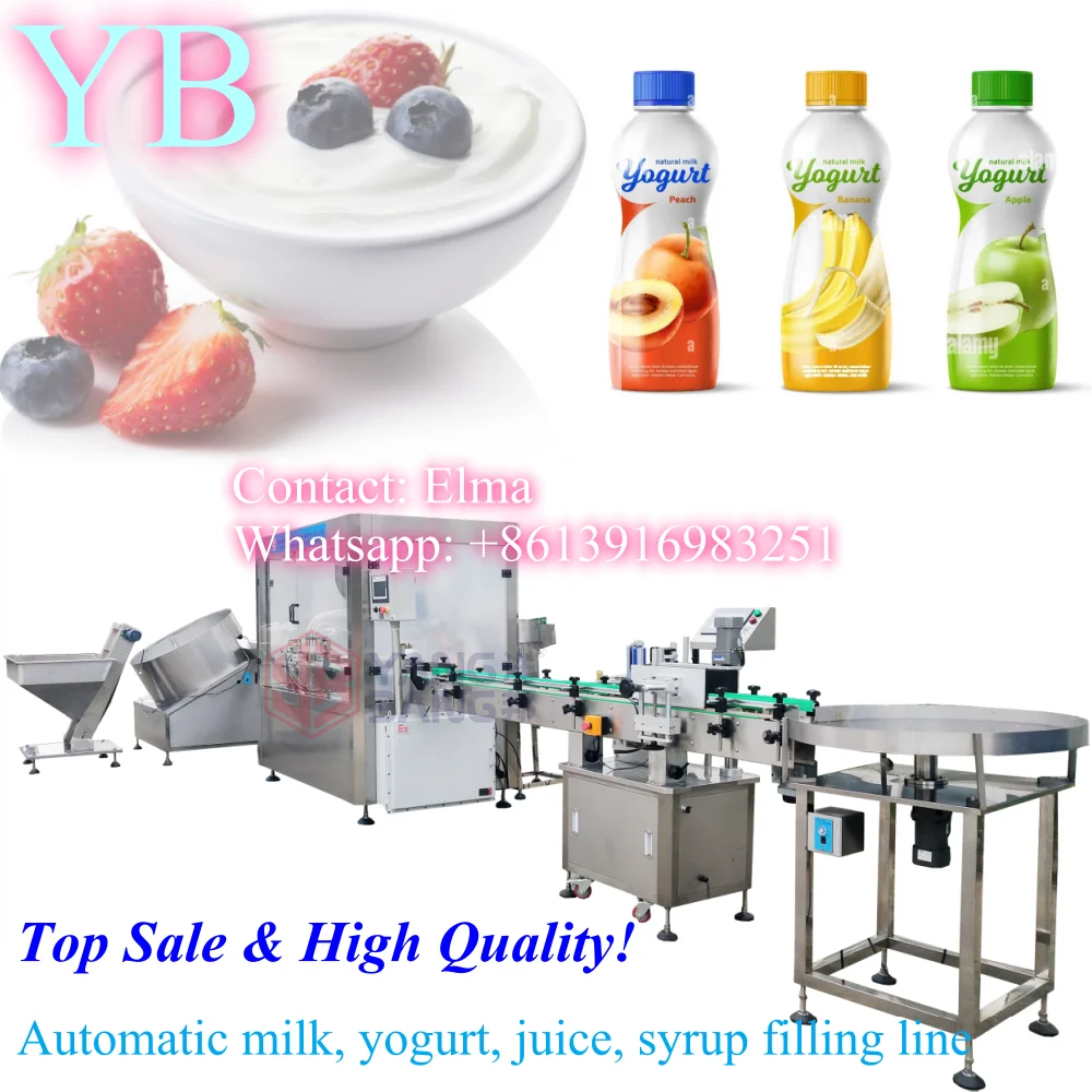 Automatic Servo Liquid Filling Machine - Yogurt & Milk Bottles - Oem/odm