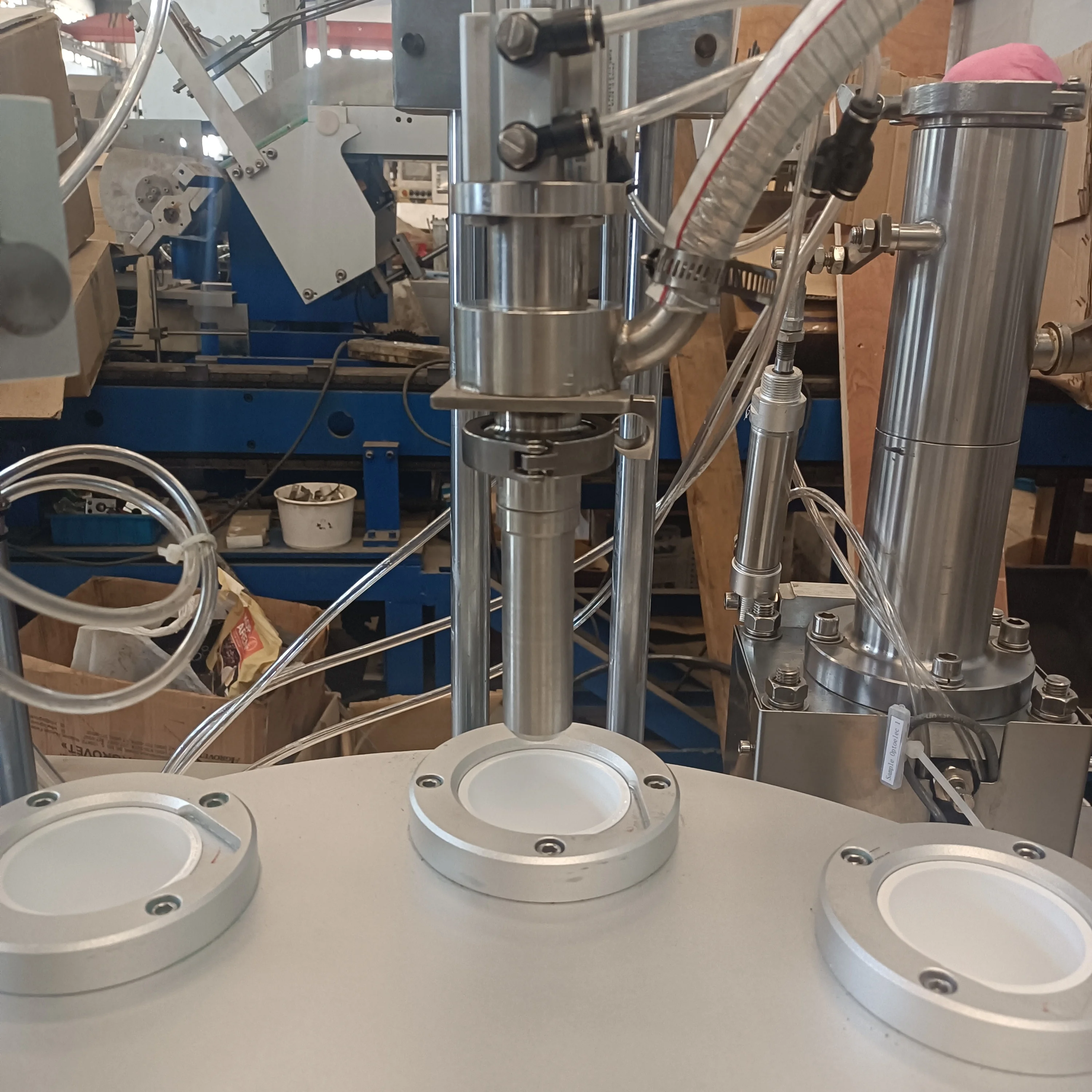 Yogurt Packaging Package Rectangular Jelly Cup Rotary Automatic Liquid ...