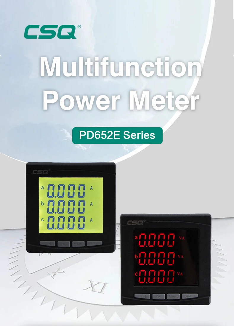 CSQ Digital Power Energy Meter - Accurate Three-Phase Measurement