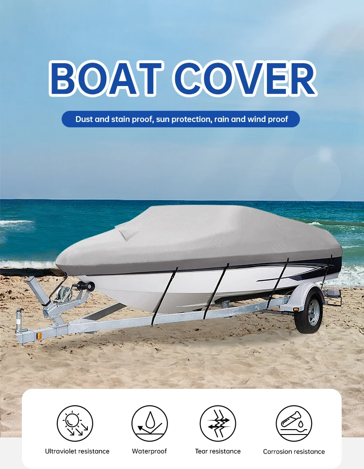 Homful 12 14 Inch 600d Boat Cover Fabric Waterproof 600d Marine Grade ...