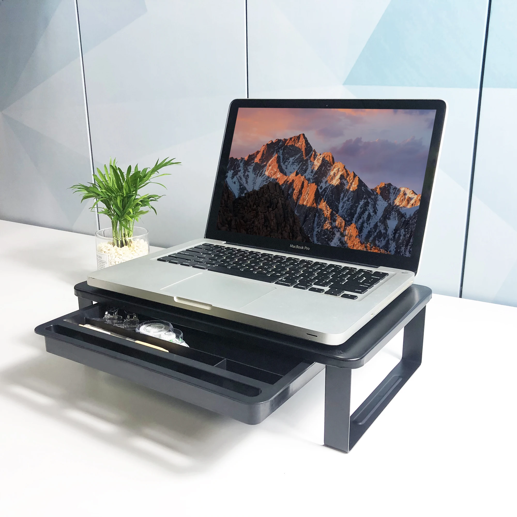 P13 Office Metal Desk Laptop Monitor Riser Smart Computer Monitor Stand ...