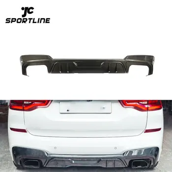 Carbon Fiber Rear Bumper Diffuser Lip Spoiler For Bmw X3 G01 M40i Sport ...
